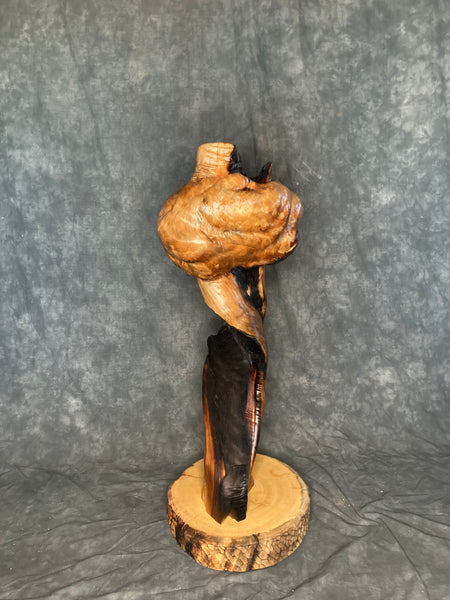 Burnt Burl juniper pedestal – Rocky Mountain Twist